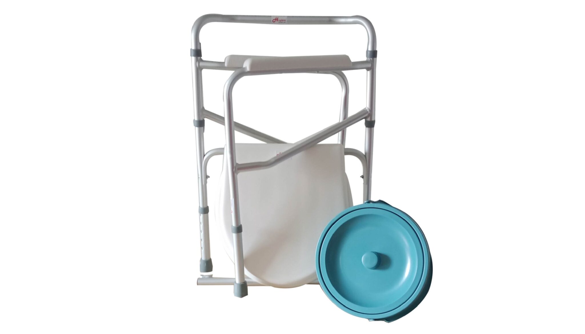 ADJUSTABLE ALUMINIUM FOLDING COMMODE SEAT - Xtreme Med Equip